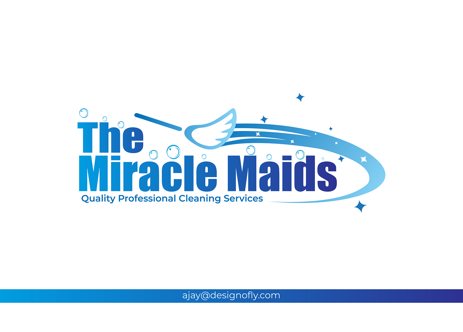 The Miracle Maids Logo | Cleaning Service Logo | DesignoFly by ...