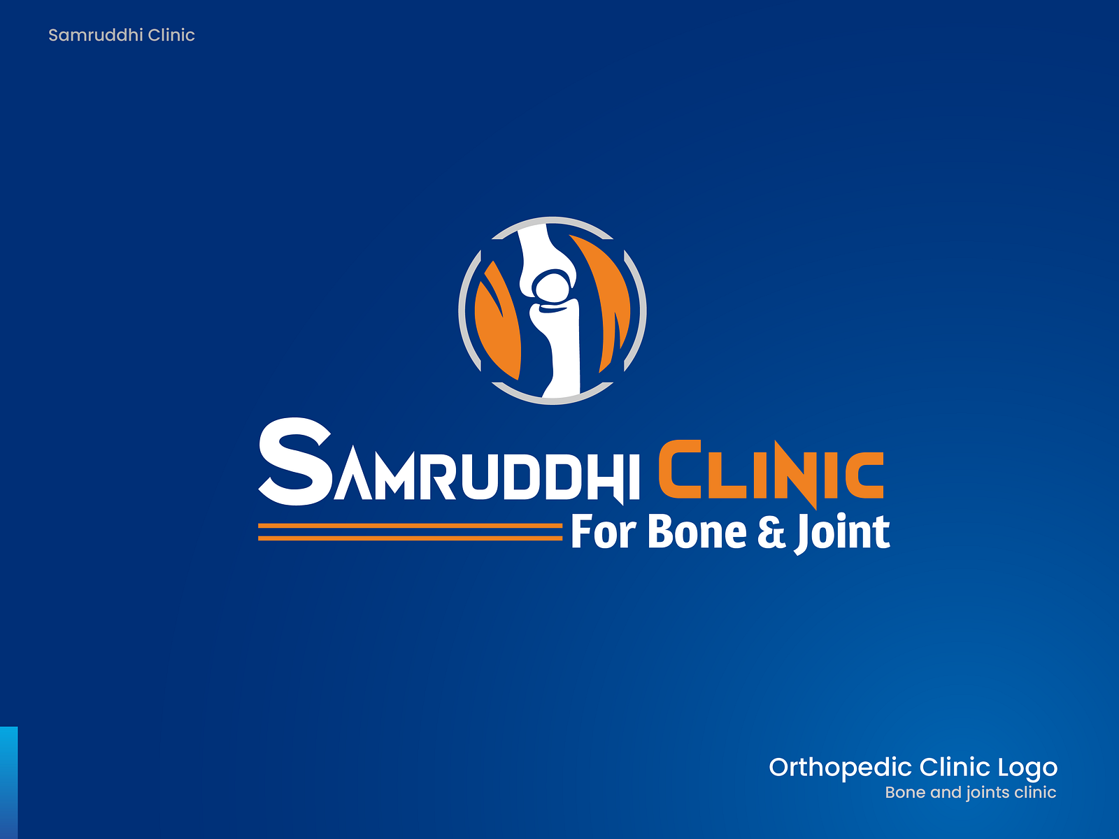 Samruddhi Clinic Logo | Bone Logo | Joint Logo | DesignoFly by ...