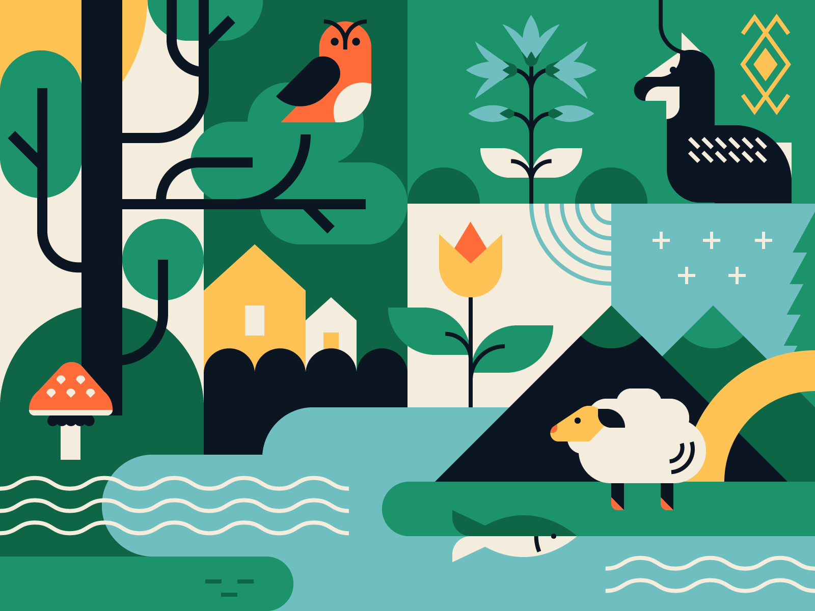 Tara National Park Project by Boyko on Dribbble