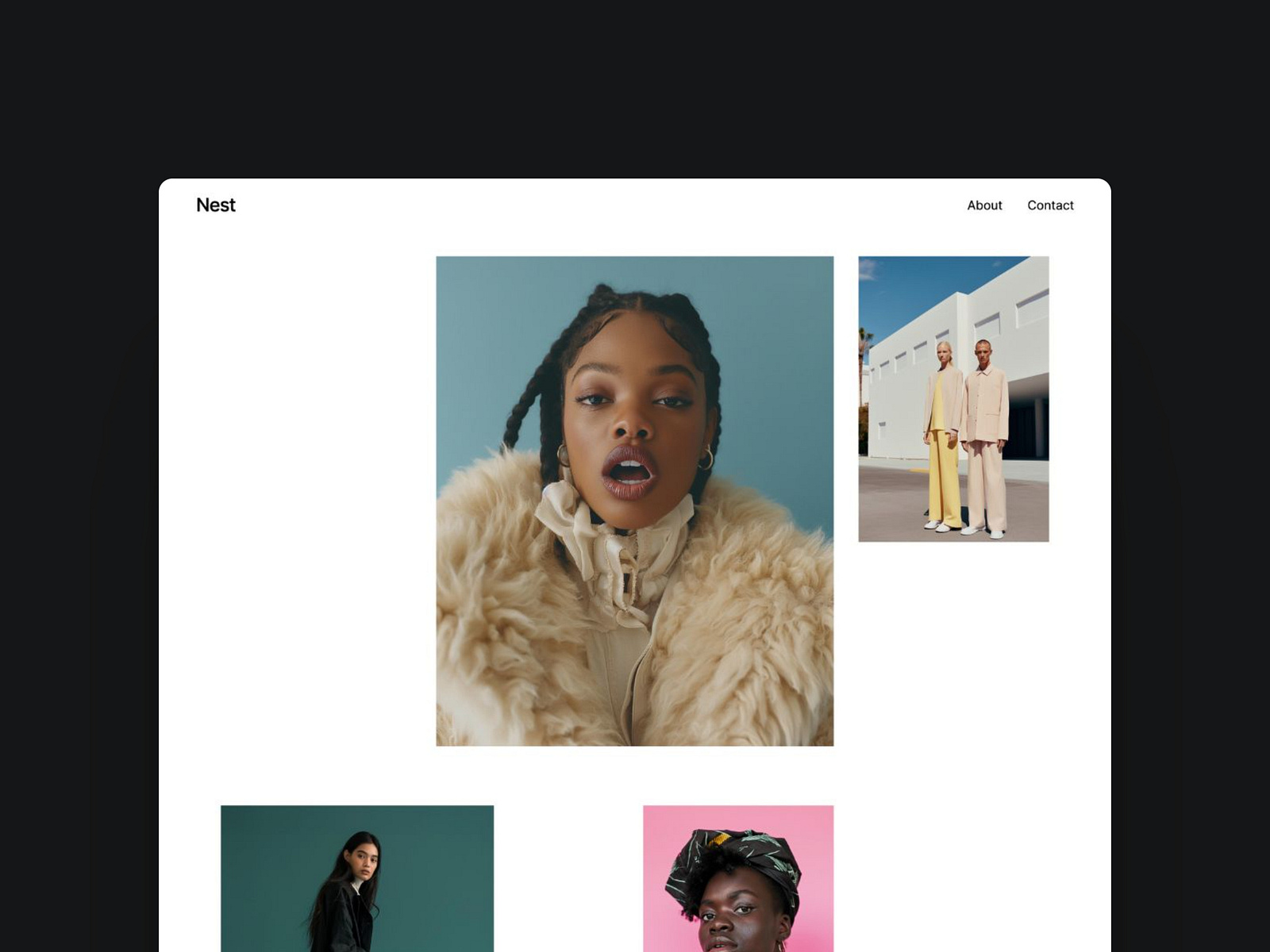Free Minimal Portfolio Carrd Template by Pixasquare on Dribbble