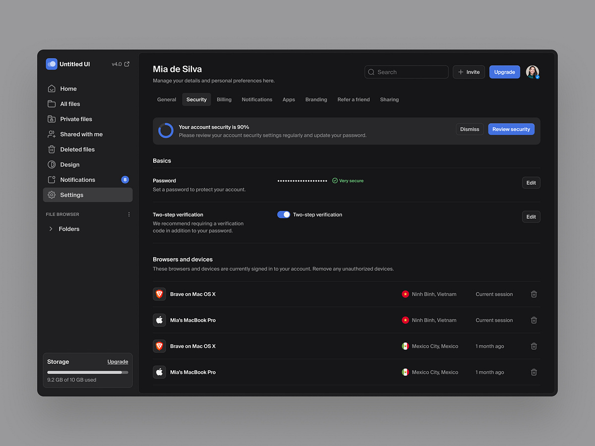 Browse thousands of Dark Mode Table images for design inspiration ...