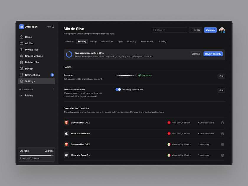 Browse thousands of Dark Mode Table images for design inspiration ...