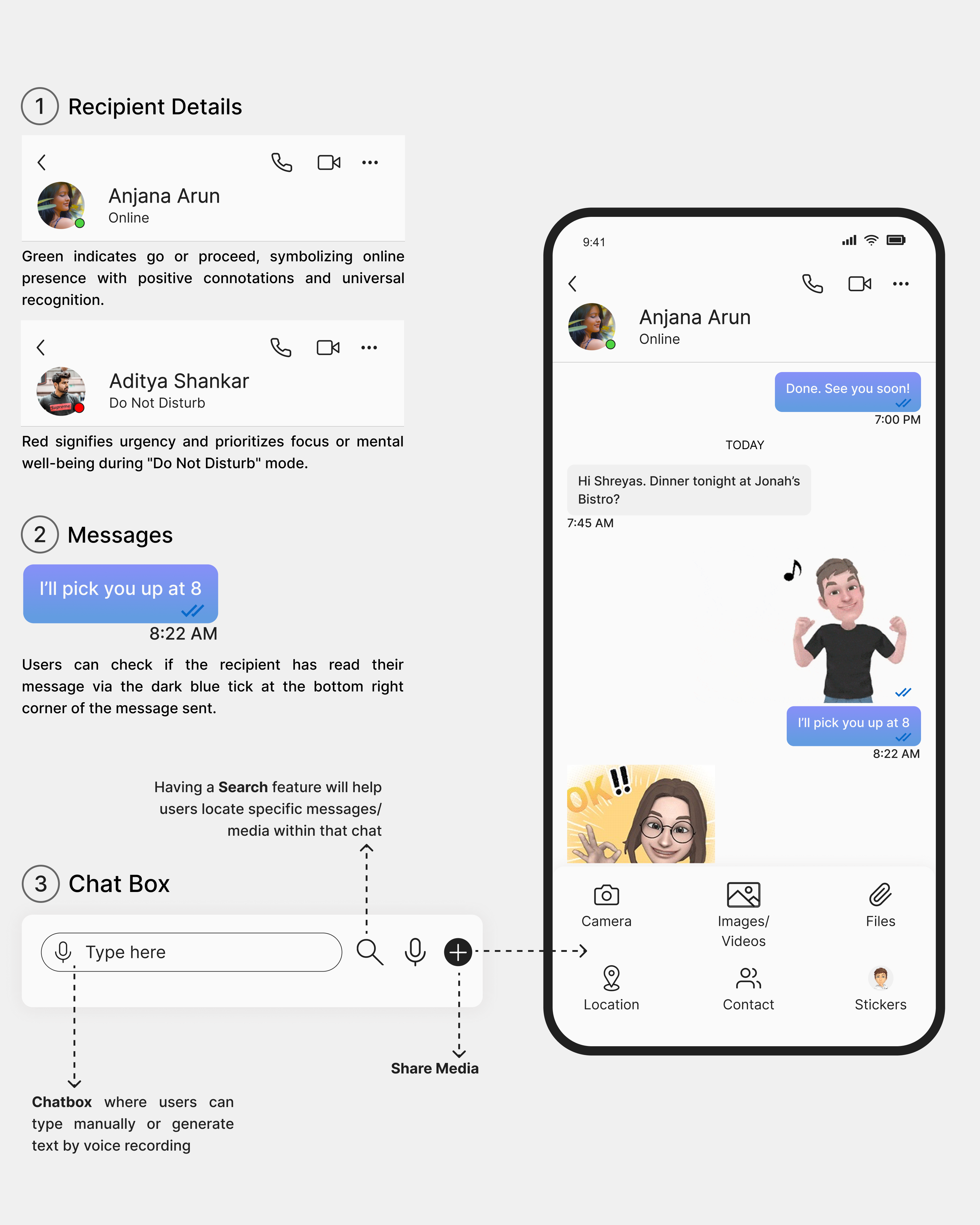 UI UX: Instant Messaging Platform by Sampoorna Venkatesh on Dribbble