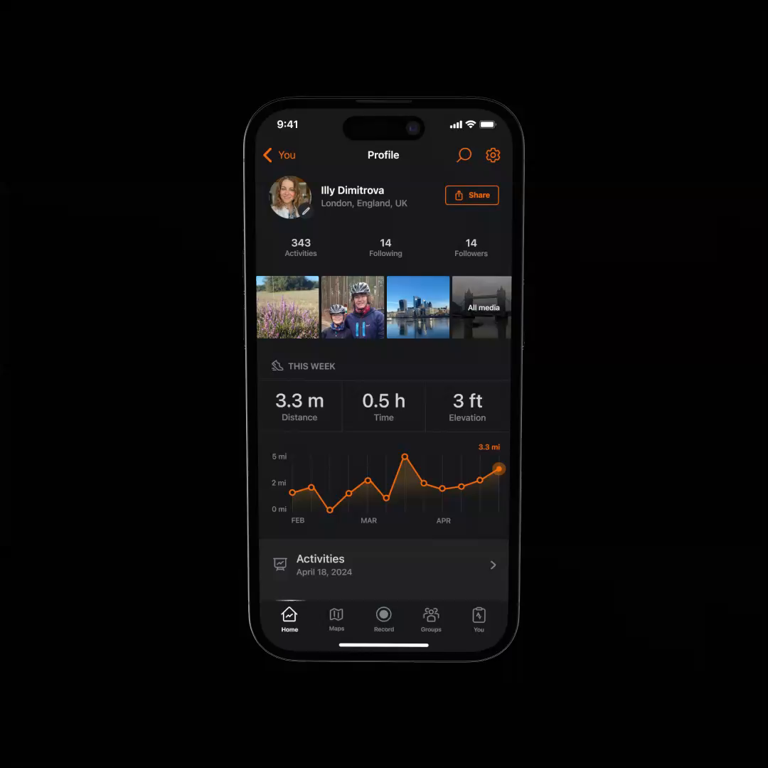 Strava Dark Mode - UI Redesign by illydesign by Illy Dimitrova | illydesign on Dribbble