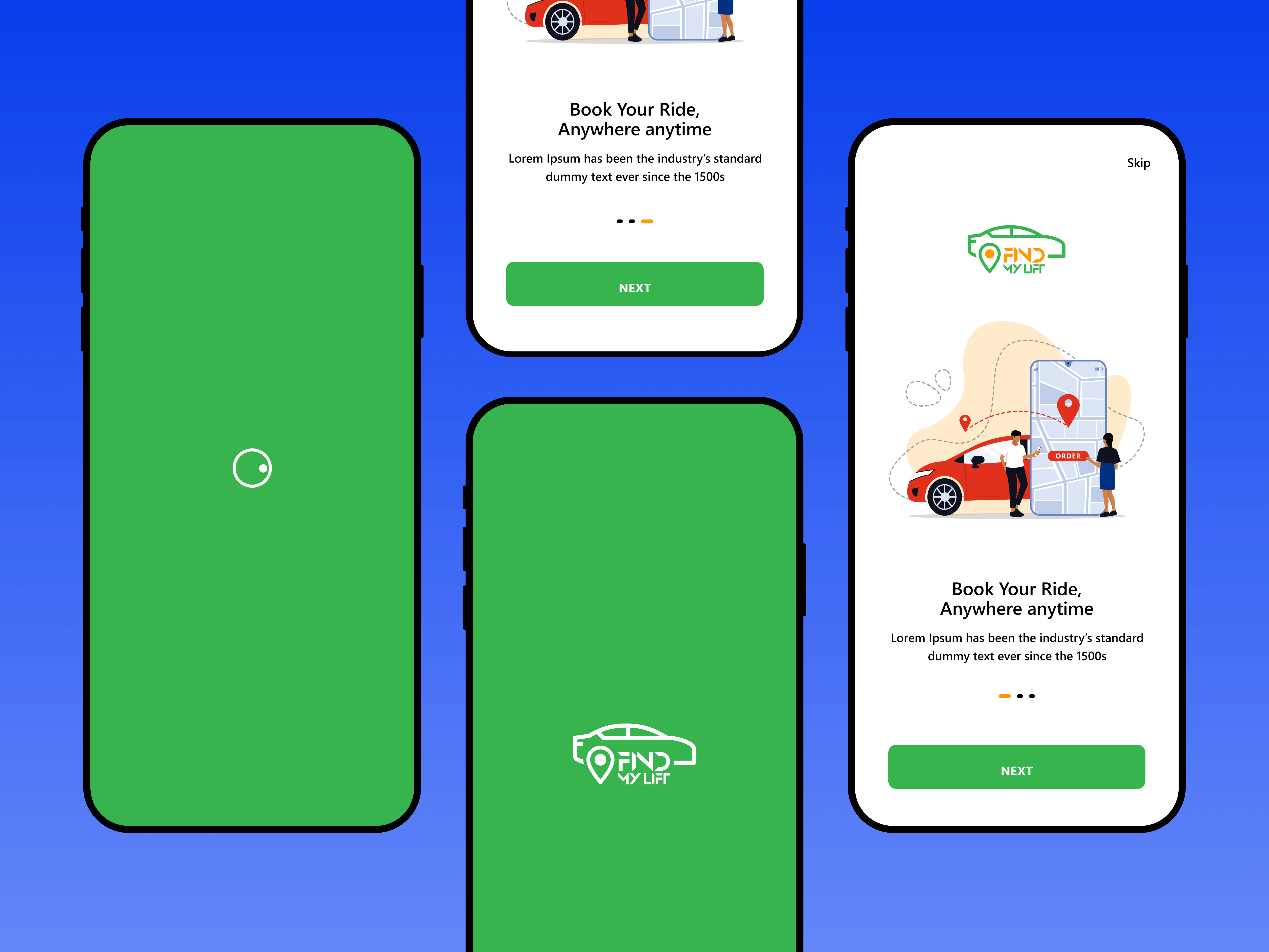 Find My Lift App Ui Design by Amir Official on Dribbble