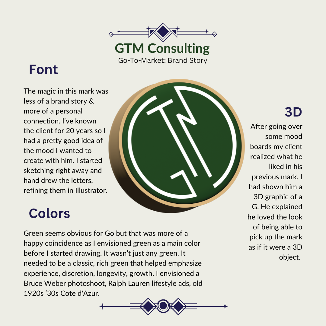 GTM Consulting Brand Story by Pattie McNab on Dribbble