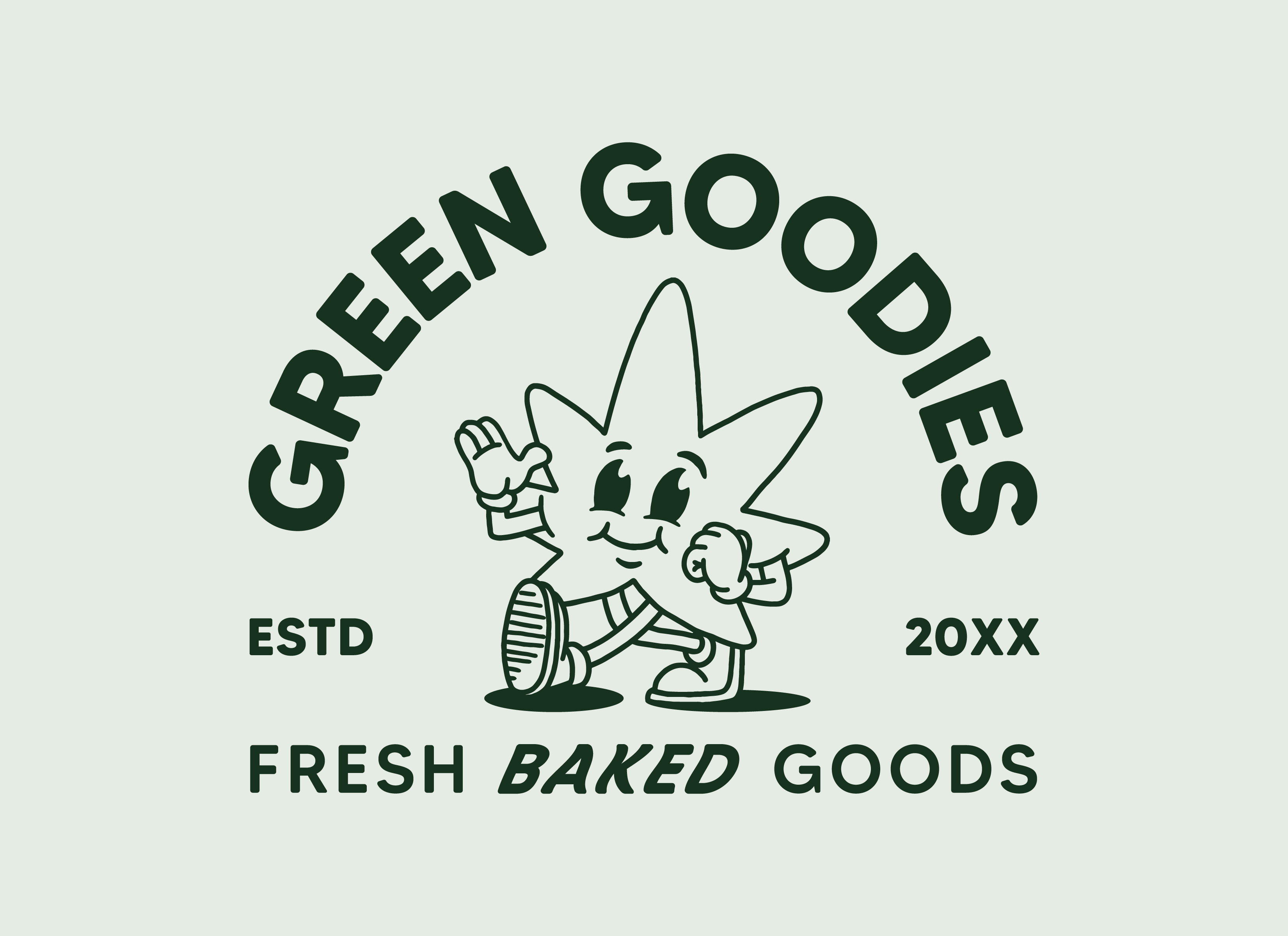 Green Goodies Badge Design by Devon Caulfield on Dribbble