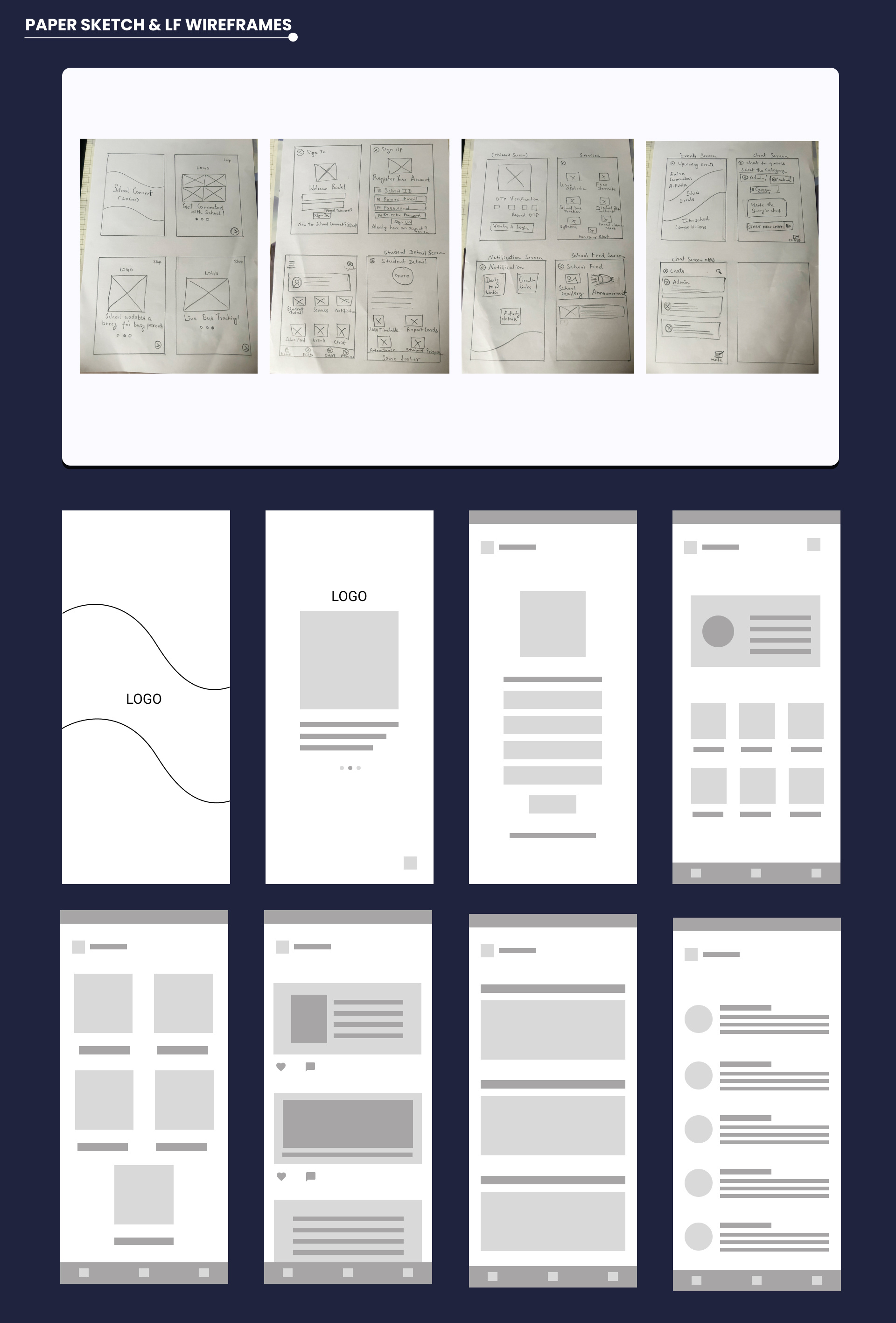 UX UI Case Study: Parent-School COmmunication App by Ansu Begum - Lead ...