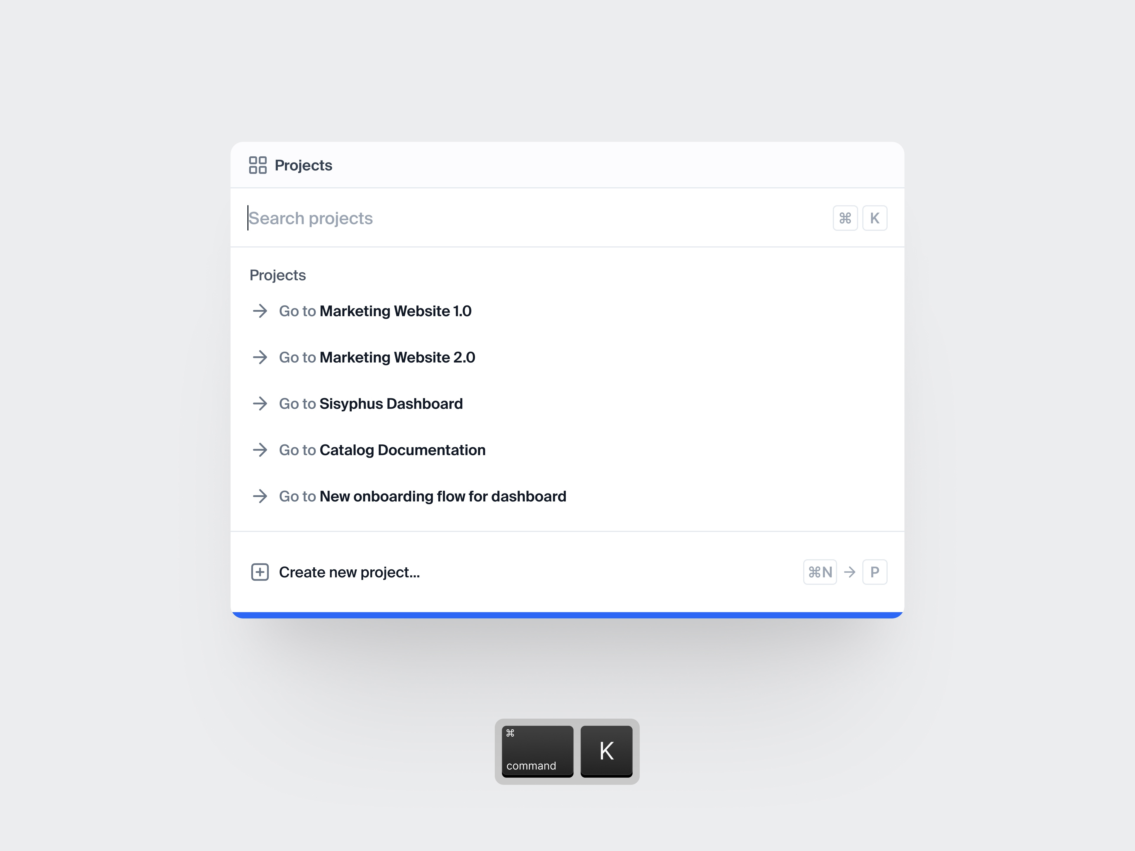 Command+K search menu — Untitled UI by Jordan Hughes® on Dribbble
