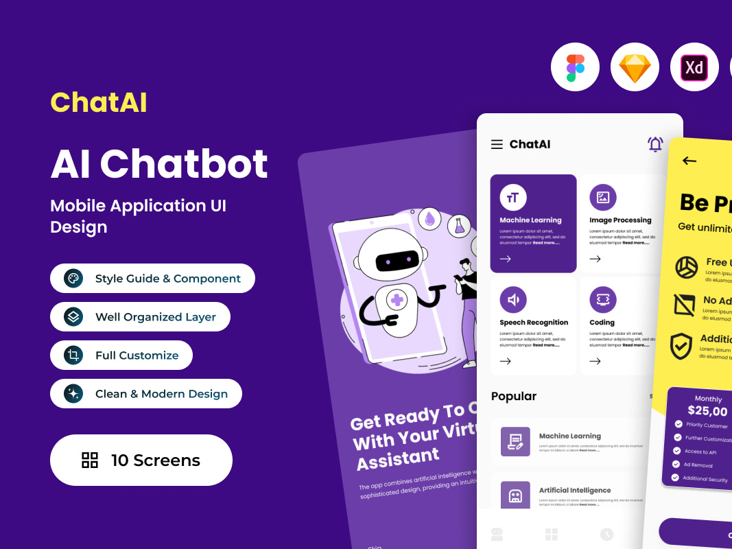 ChatAI - AI Chatbot Mobile App by Twin Studio Design on Dribbble ChatAI - AI Chatbot Mobile App by Twin Studio Design on Dribbble