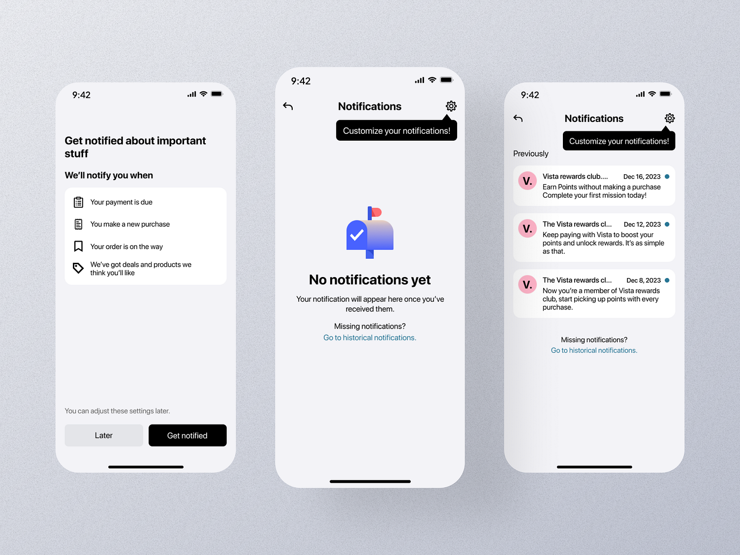 Notification Mobile App Ui by UI Ants on Dribbble