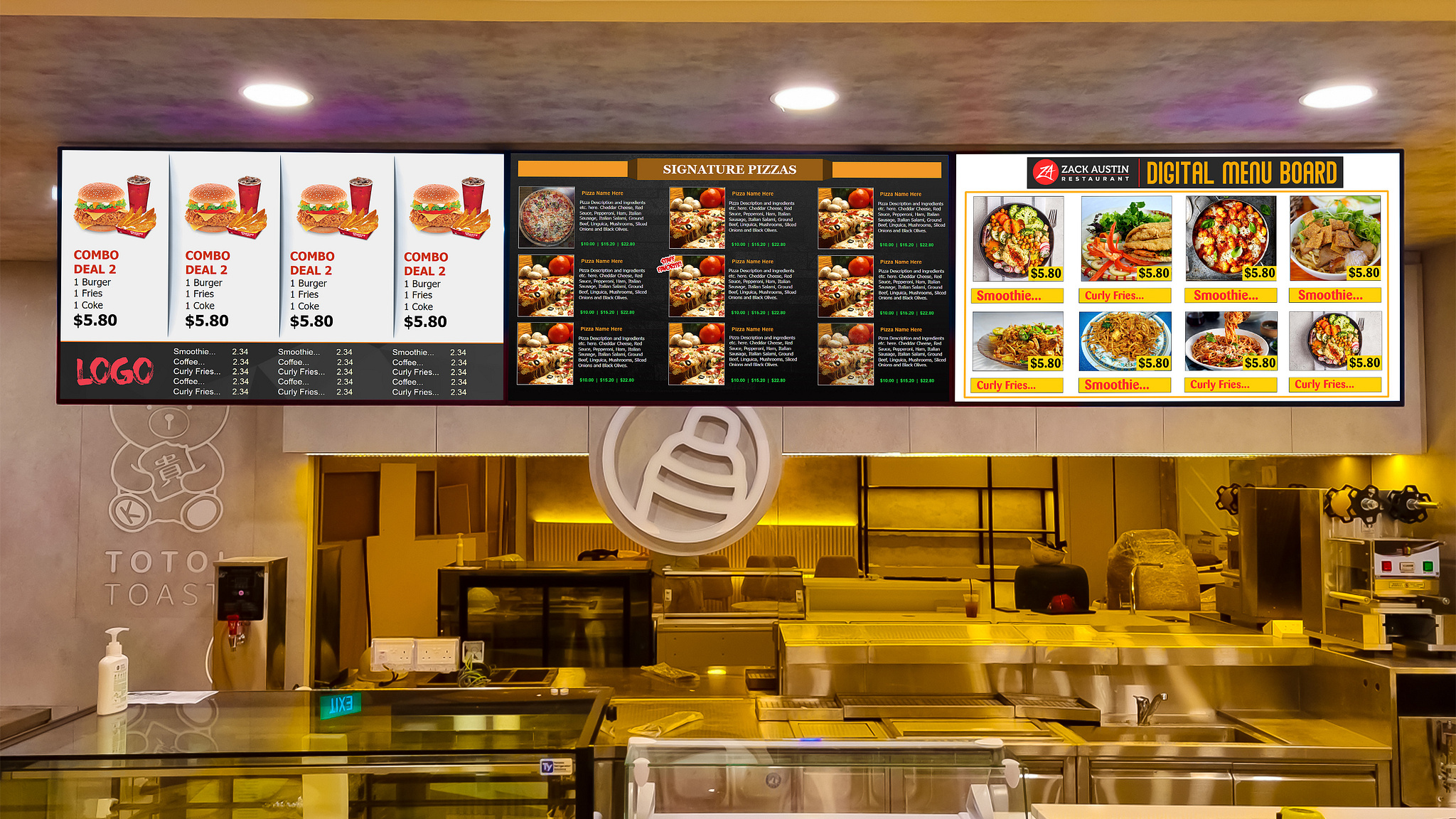 Digital TV Menu Board by CT MeDia Hub on Dribbble