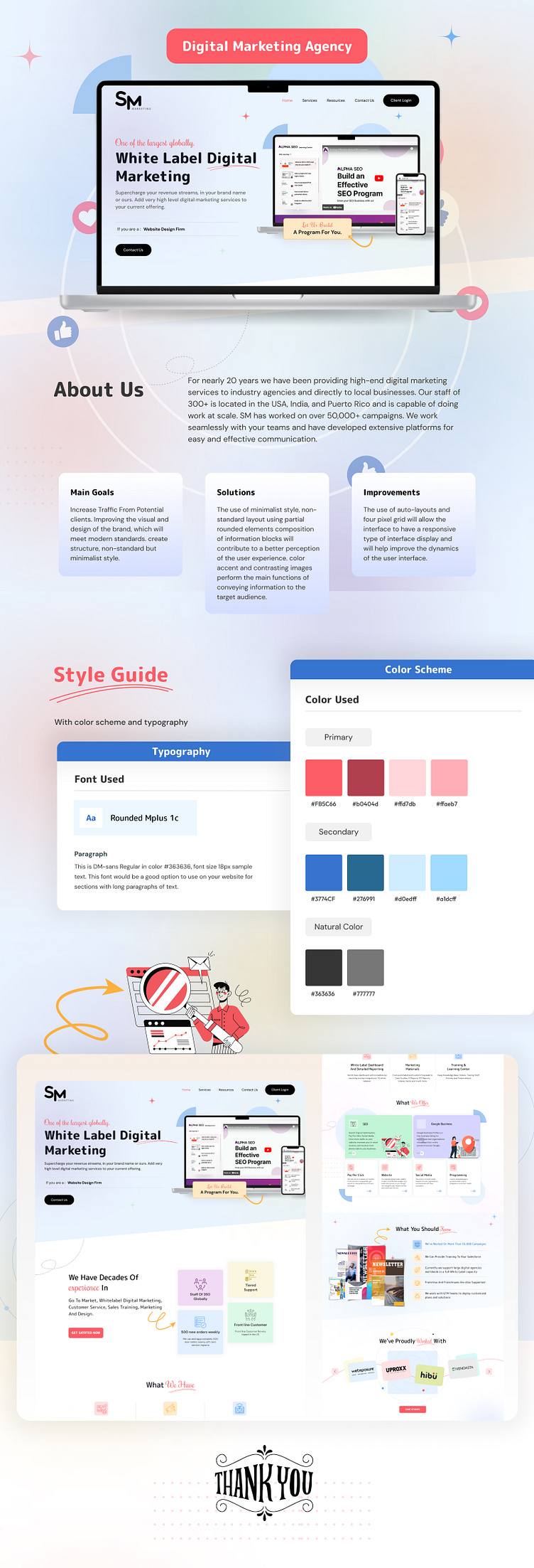 Digital Marketing Landing Page by Vikrant More on Dribbble