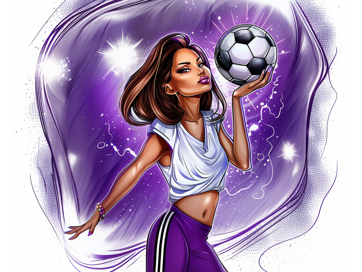 Football Girl Art Designs Themes Templates And Downloadable Graphic Elements On Dribbble