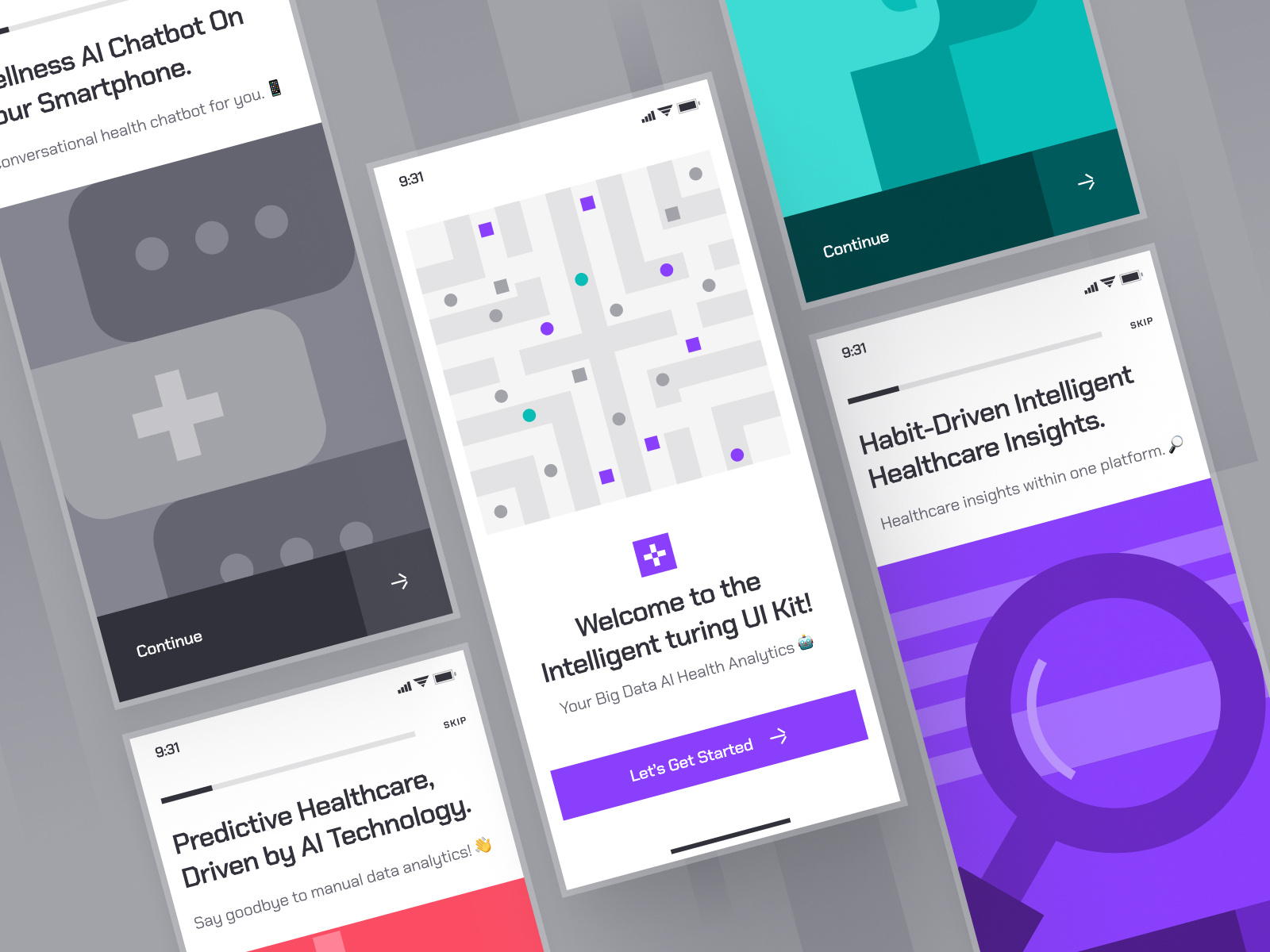 turing UI Kit: AI Smart Healthcare App 🤖 | Predictive Health by ...