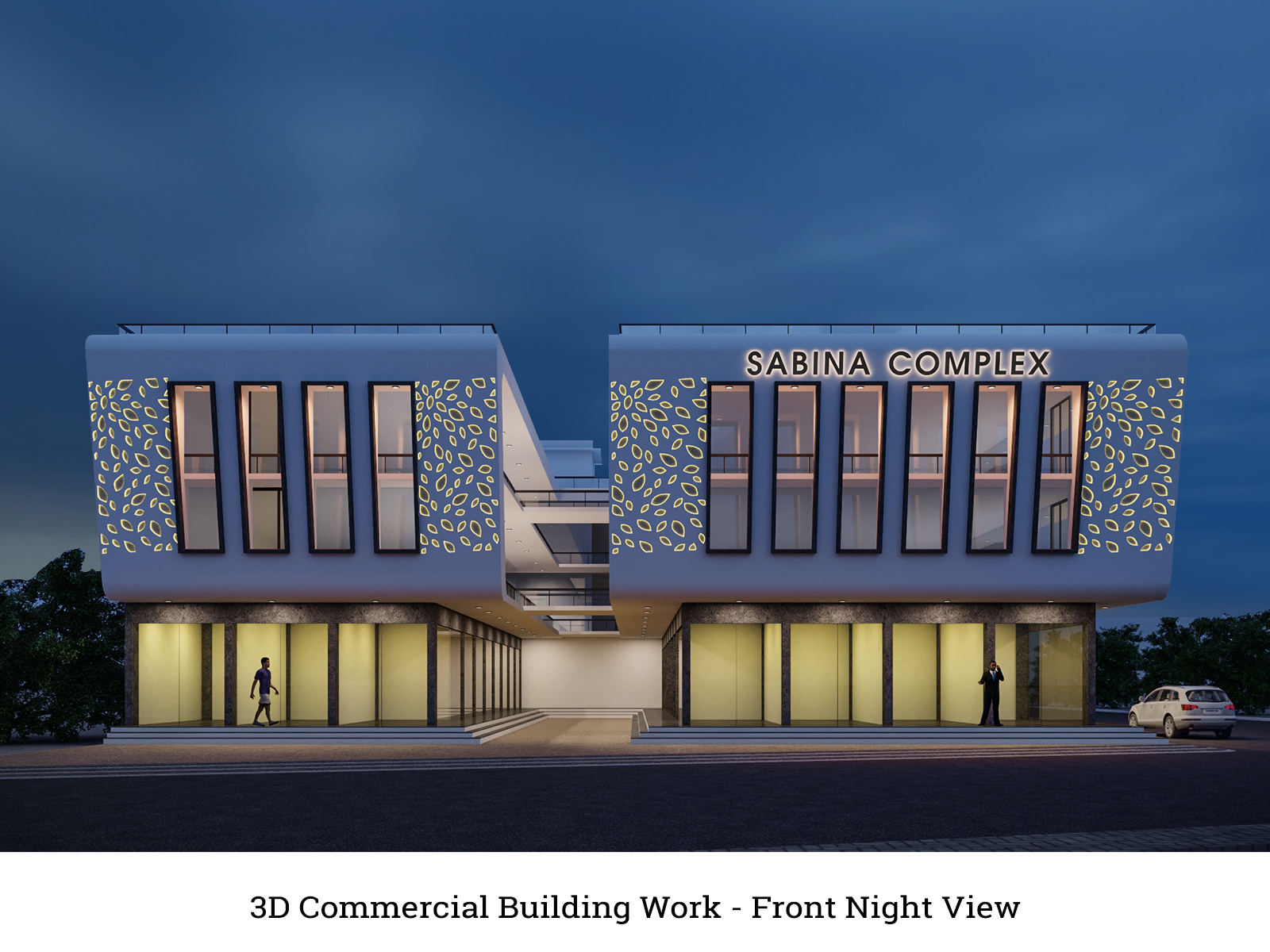 3D Commercial Elevation (Sold) by Dezignby@Gaurav on Dribbble