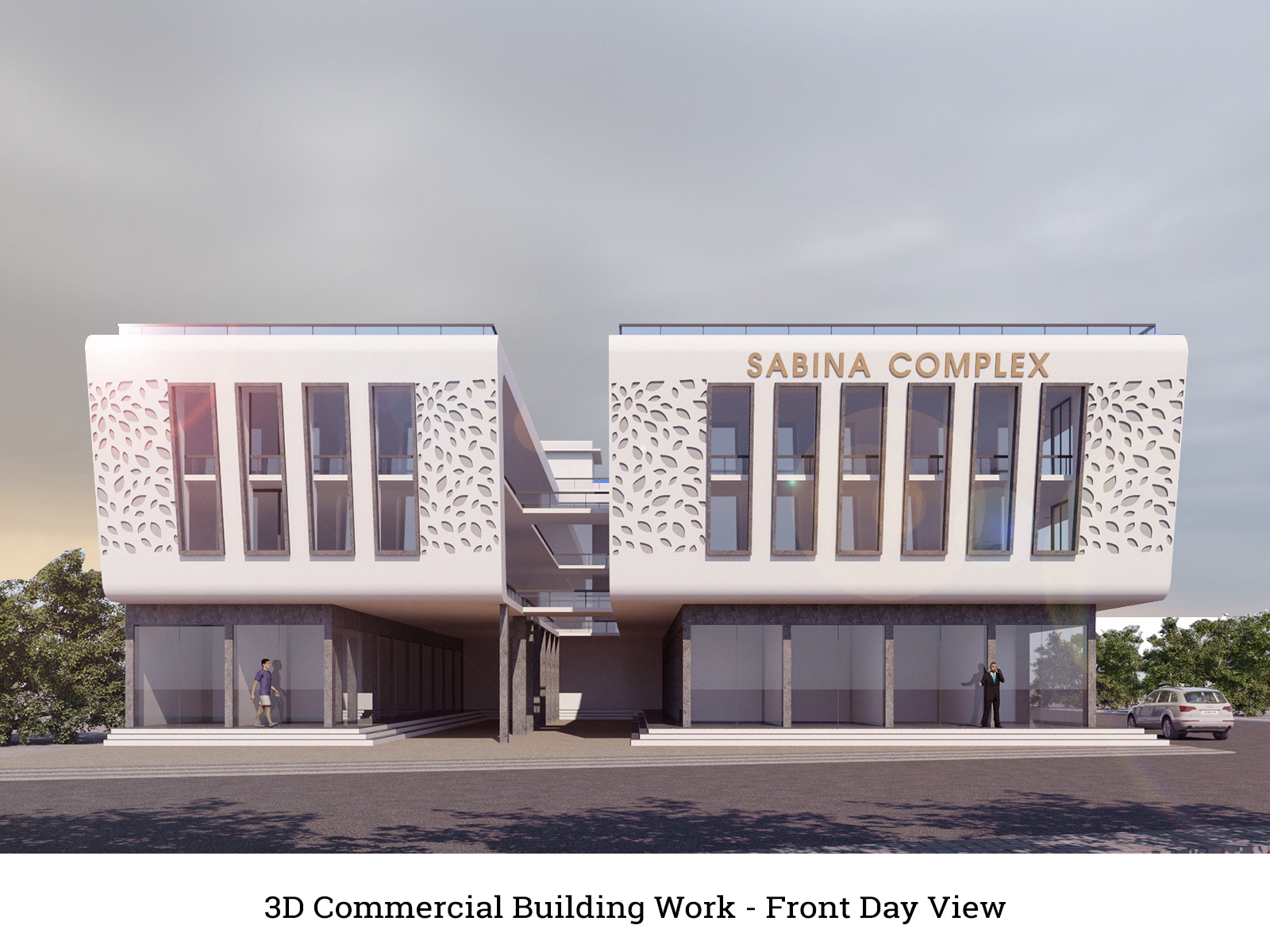 3D Commercial Elevation (Sold) by Dezignby@Gaurav on Dribbble