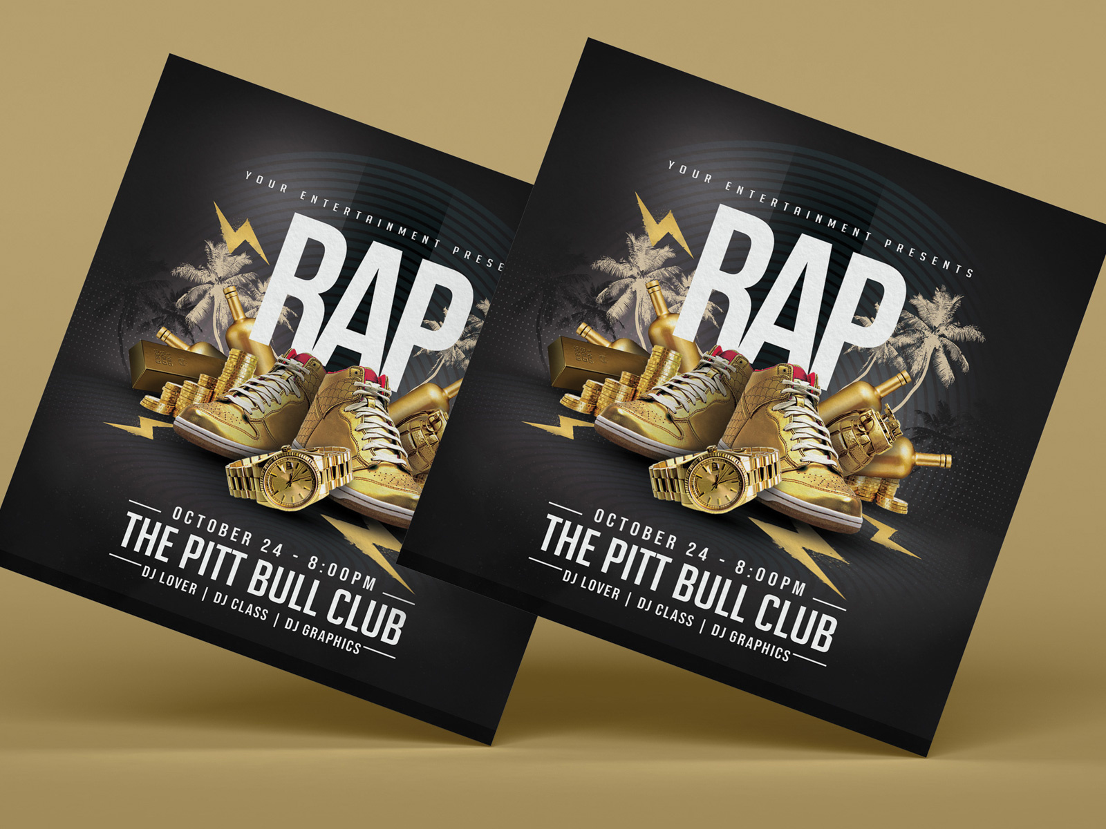 Rap Album Flyer by n2n44 on Dribbble