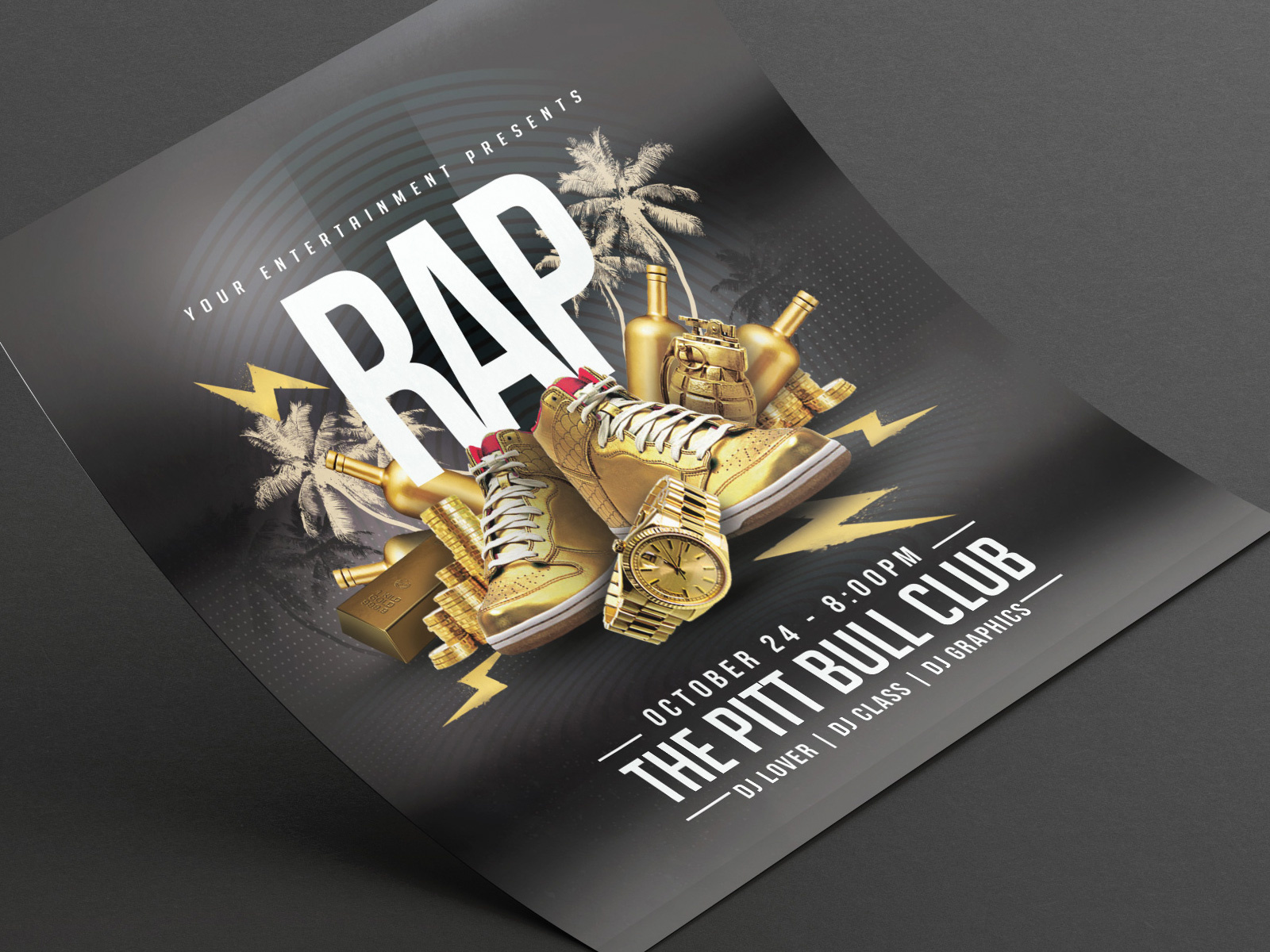 Rap Album Flyer by n2n44 on Dribbble