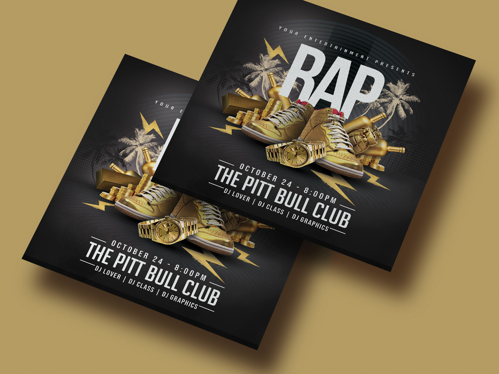 Rap Album Flyer by n2n44 on Dribbble