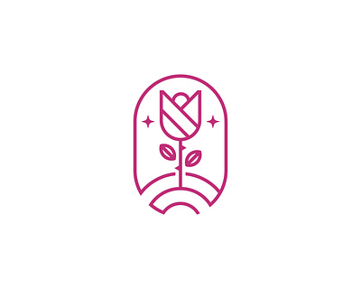 Rose Logo by Comet_s on Dribbble