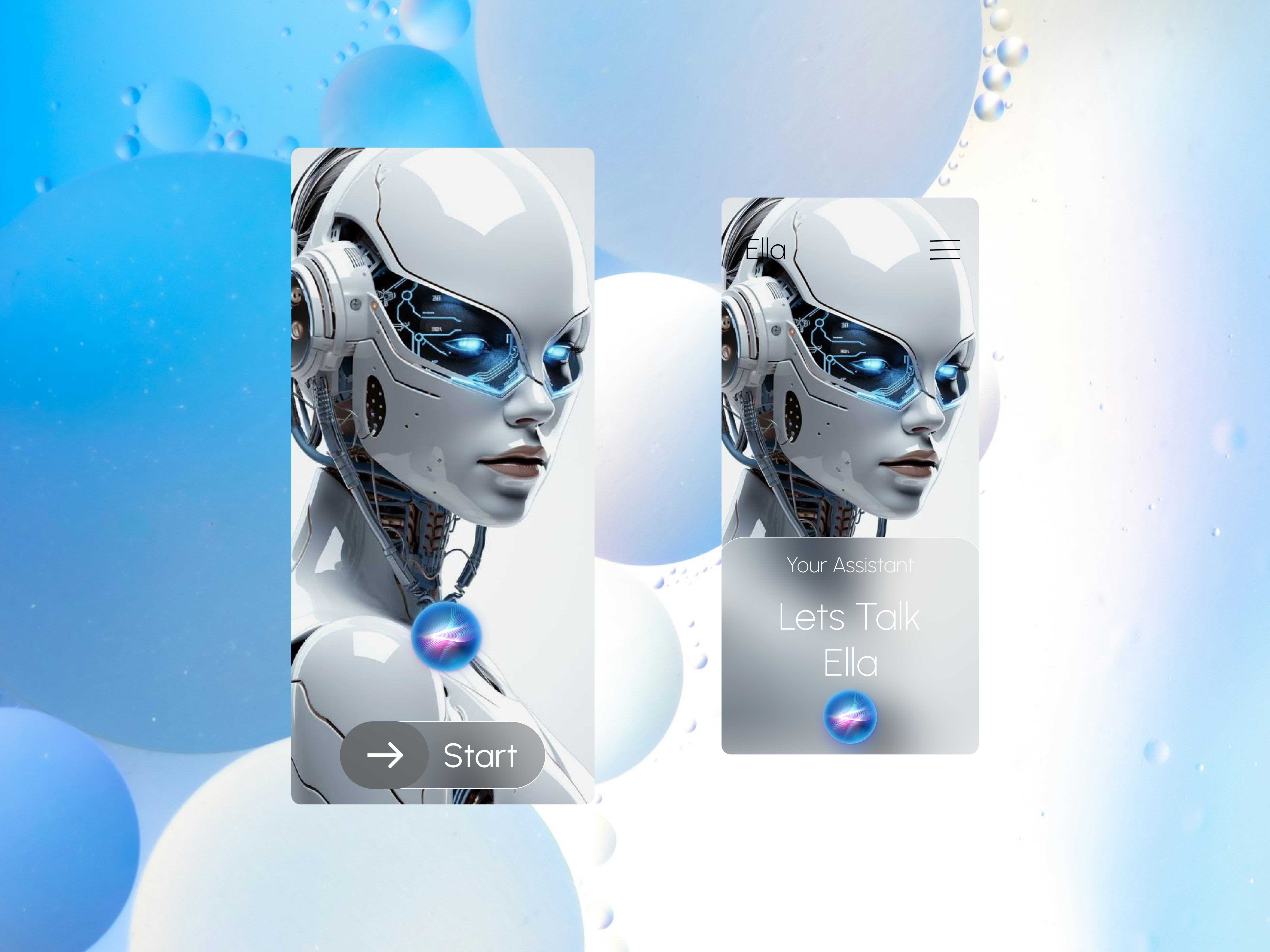 Ella_AI by Hamxah jhand on Dribbble