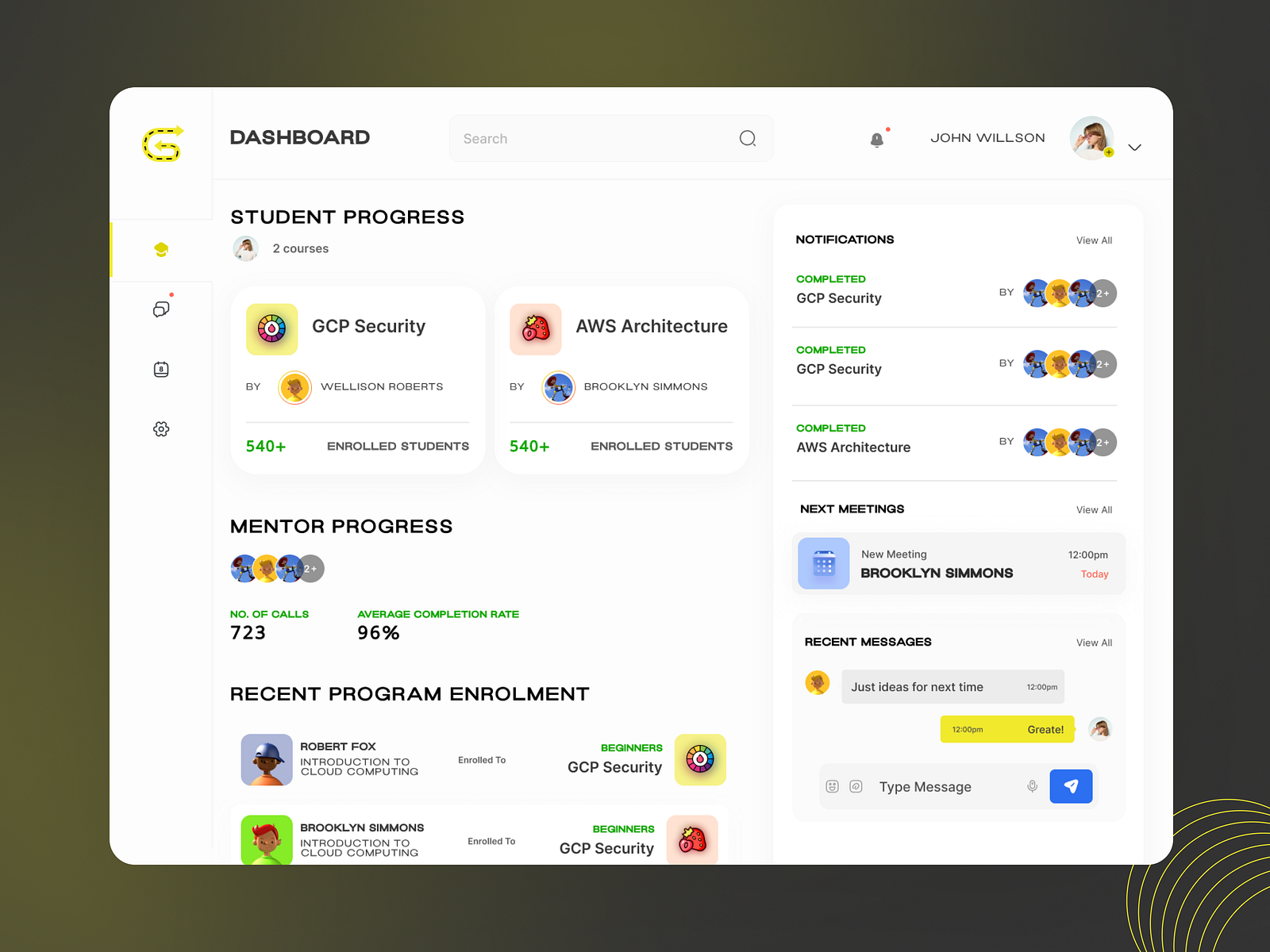 Online Learning Platform Web UI by Welldux on Dribbble