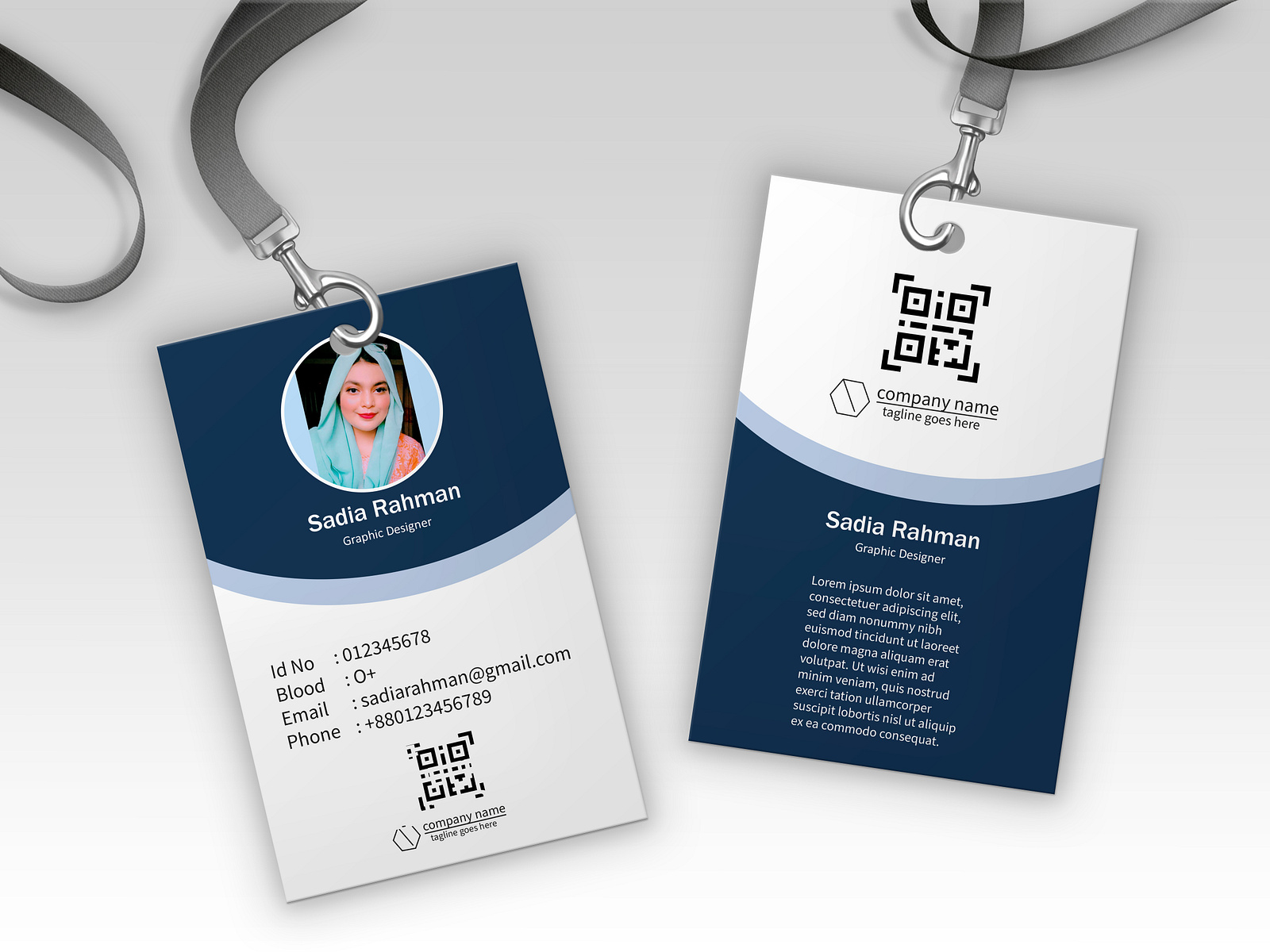 Id Card Design by Sadia Rahman on Dribbble