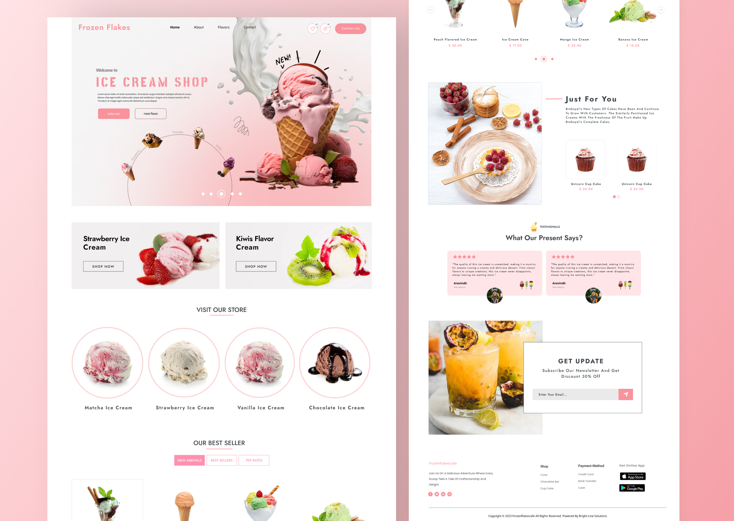 Ice Cream Web designs, themes, templates and downloadable graphic ...