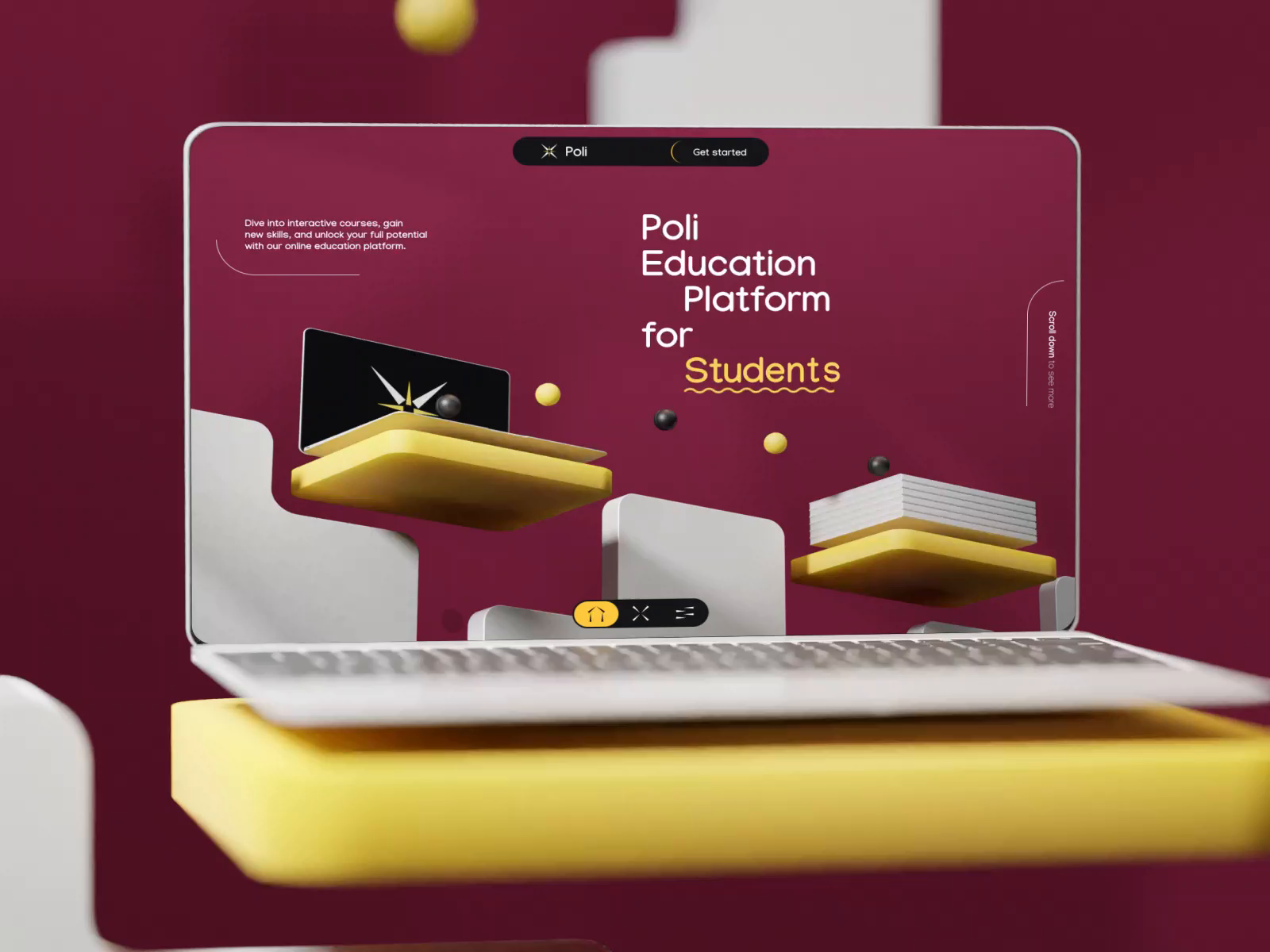 Poli Education Platform by Andrii Bachinskyi on Dribbble