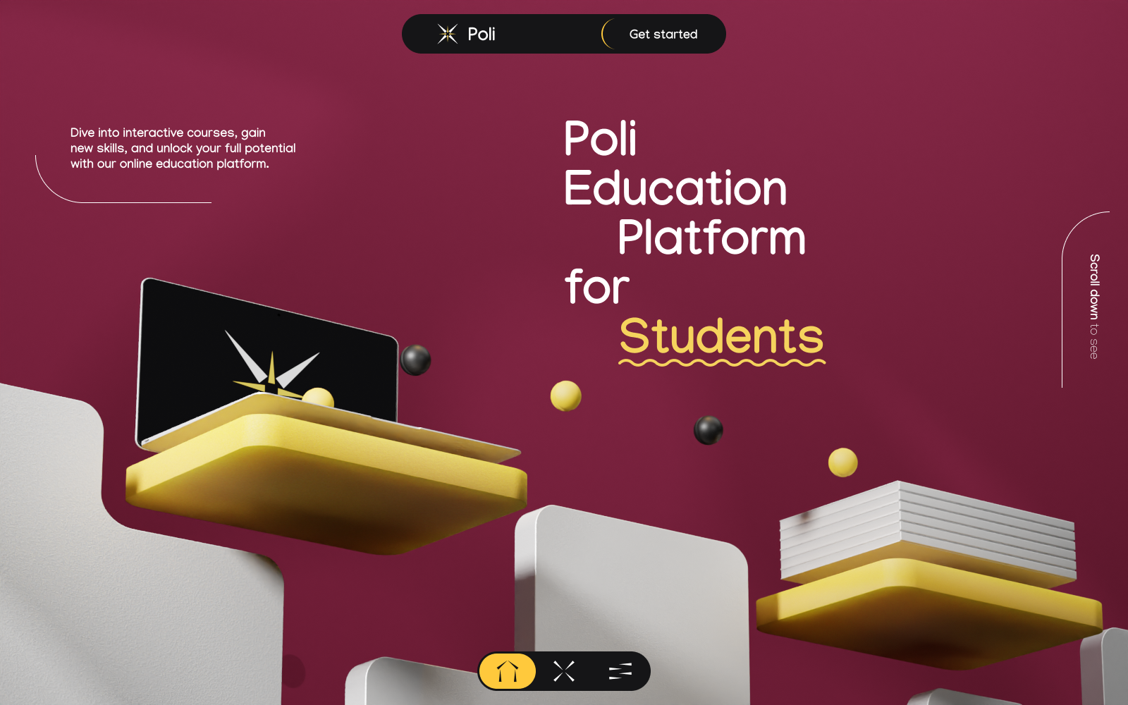 Poli Education Platform by Andrii Bachynskyi on Dribbble
