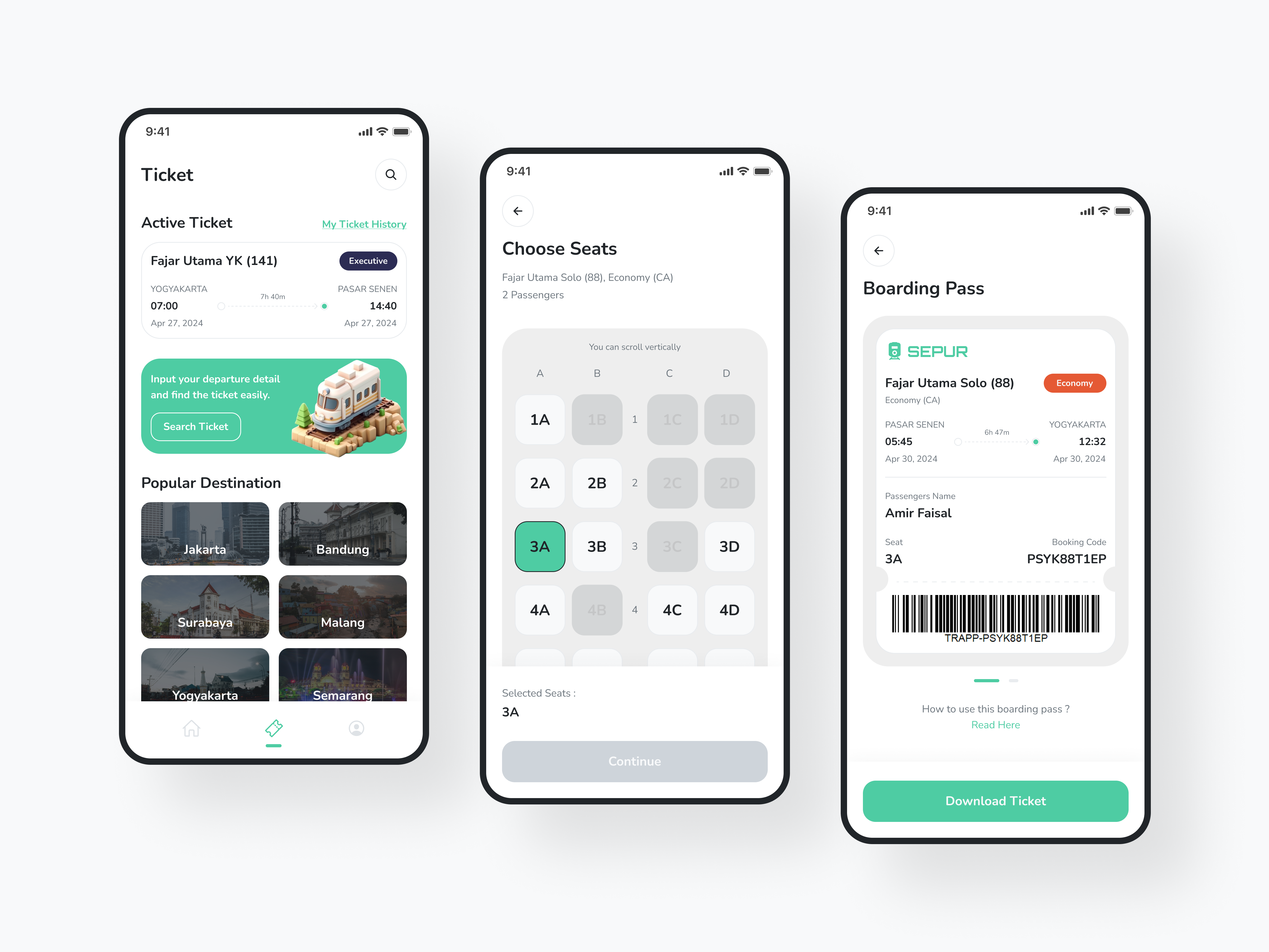 Ticket UI designs, themes, templates and downloadable graphic elements ...