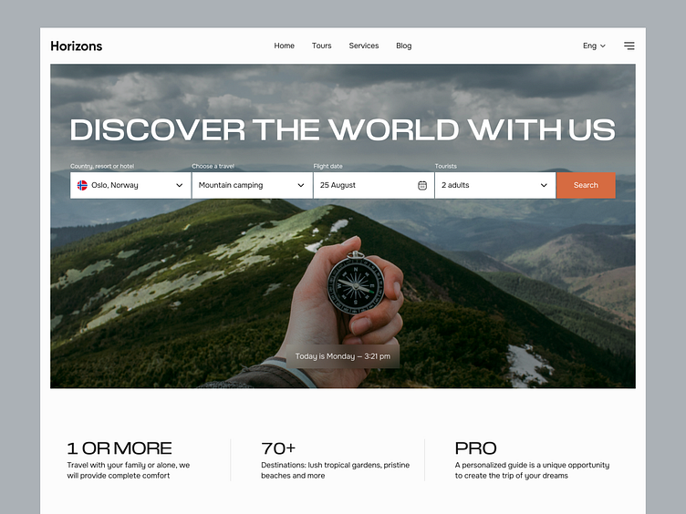 Travel Website Design Concept by Ronas IT | UI/UX Team on Dribbble Travel Website Design Concept by Ronas IT | UI/UX Team on Dribbble