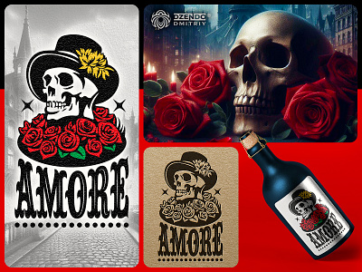 AMORE logo by Dmitriy Dzendo on Dribbble