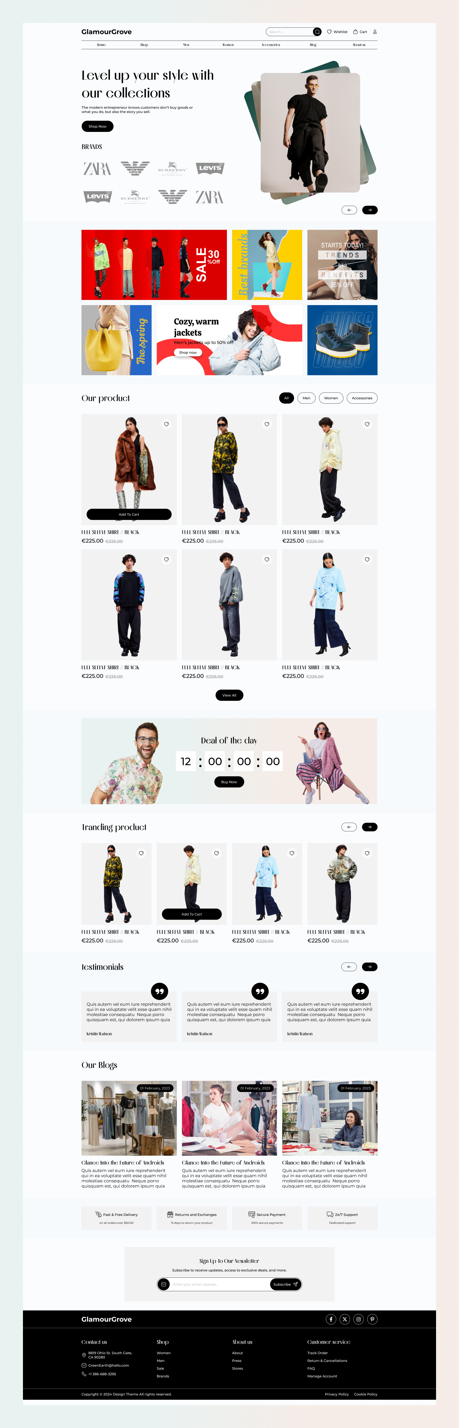 E-commerce Fashion Boutique Website by Dolphin Web Solution on Dribbble