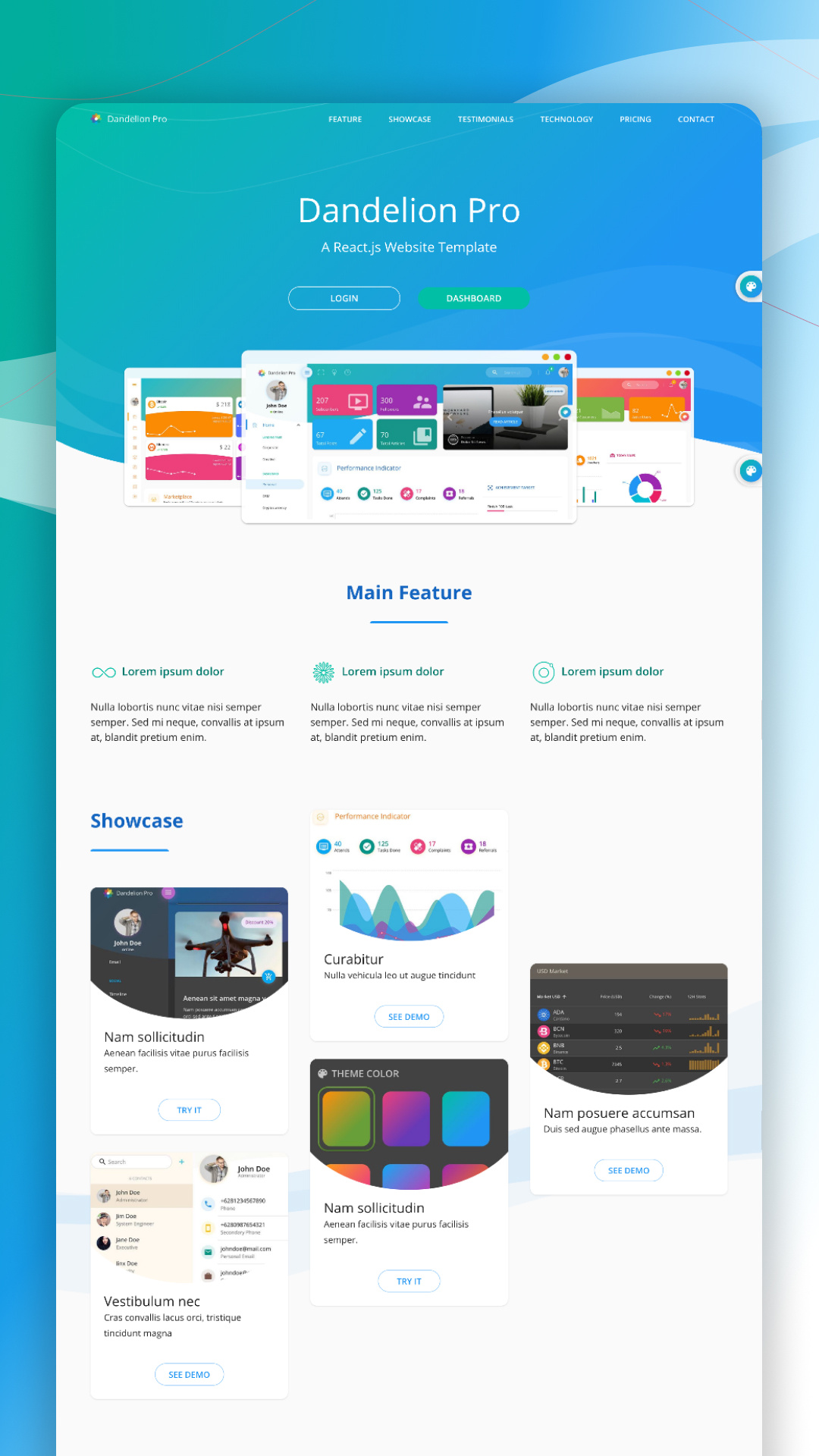 Clean and Modern Homepage by wewewedot on Dribbble