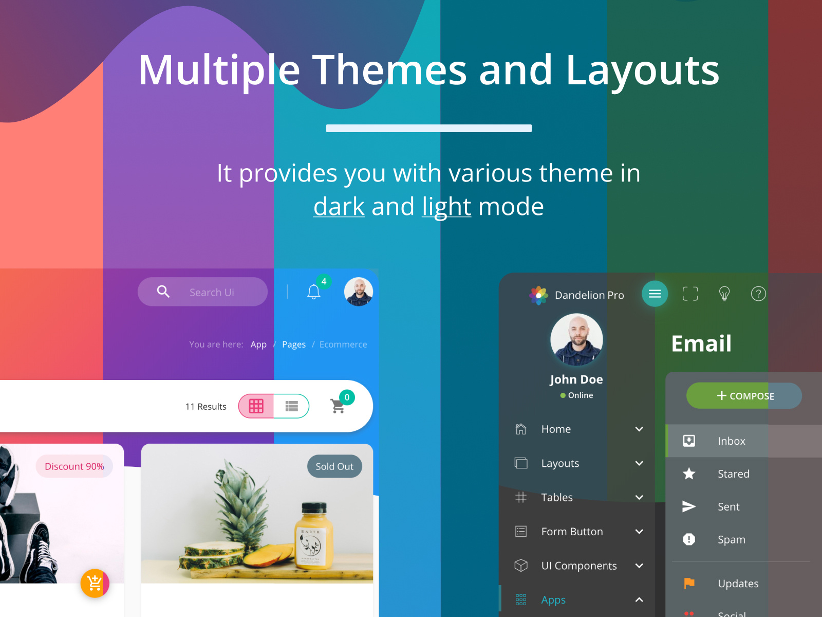 Clean and Modern Homepage by wewewedot on Dribbble
