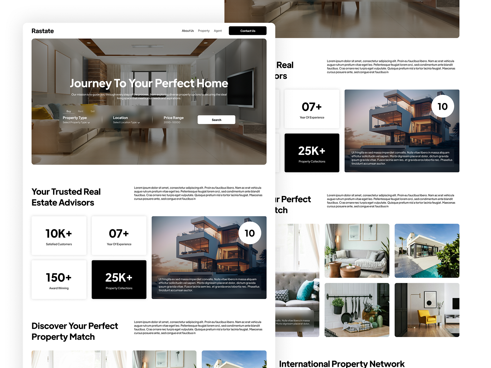 Real estate Website Ui design 🛒🎁 by Rahul Kiroriwal on Dribbble