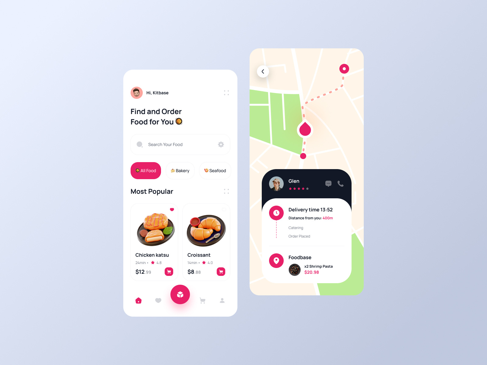 Food Delivery App UI UX Mobile Design by Roohi Koohi on Dribbble