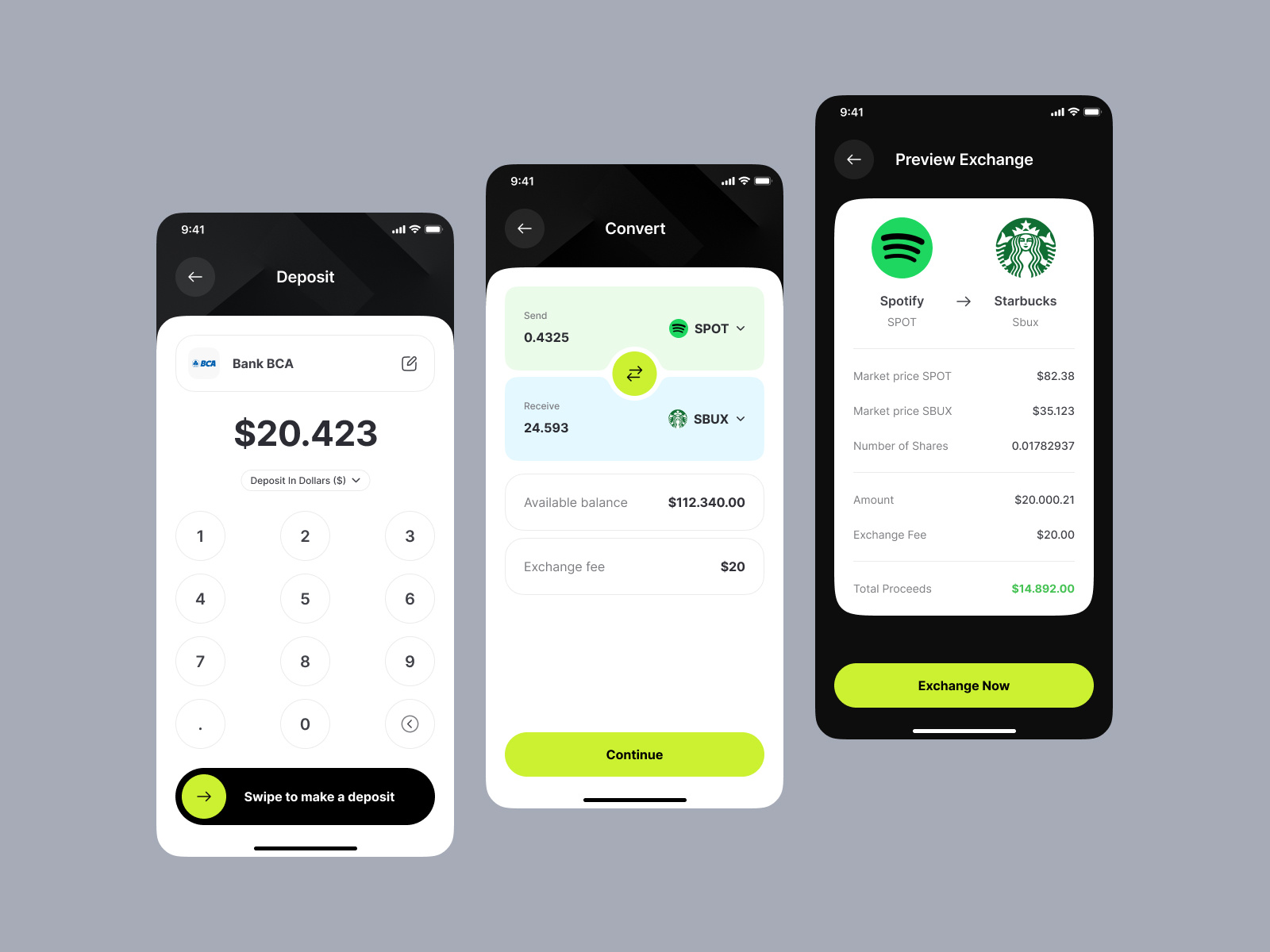 Stock Market Trading Mobile App UI UX Design by Roohi Koohi on Dribbble