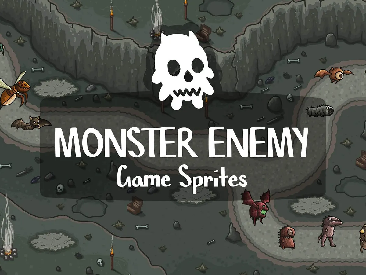 Free 2D Sprites by 2D Game Assets | Dribbble