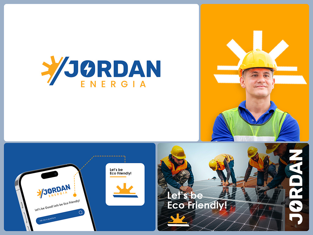 Jordan | Solar Logo | Brand Identity by Shaharias on Dribbble