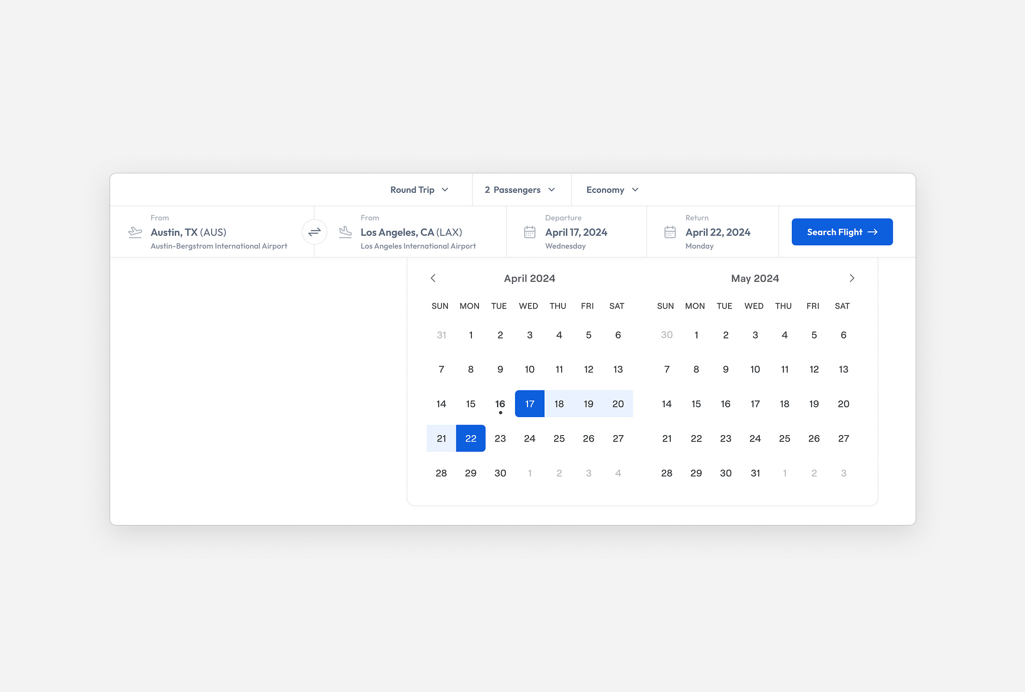 Daily UI - 080 Date Picker by Fulya Gursel on Dribbble