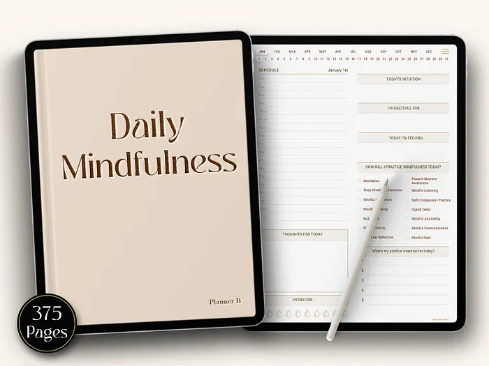 Mindfulness Diary designs, themes, templates and downloadable graphic ...