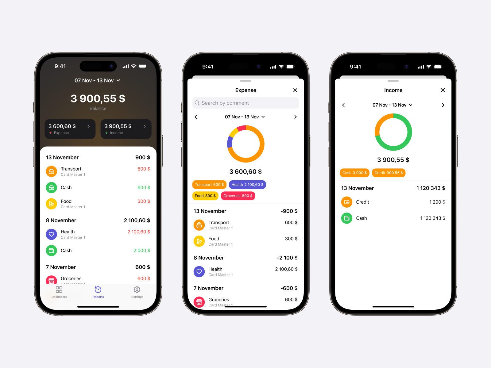 Budget Tracker App - Main Pages by Timur for The Shortcut Squad on Dribbble