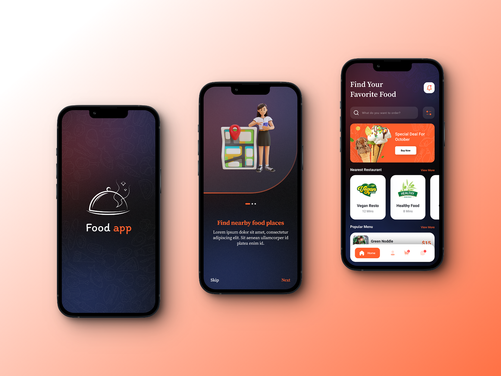 Food Delivery App by The Intellify on Dribbble