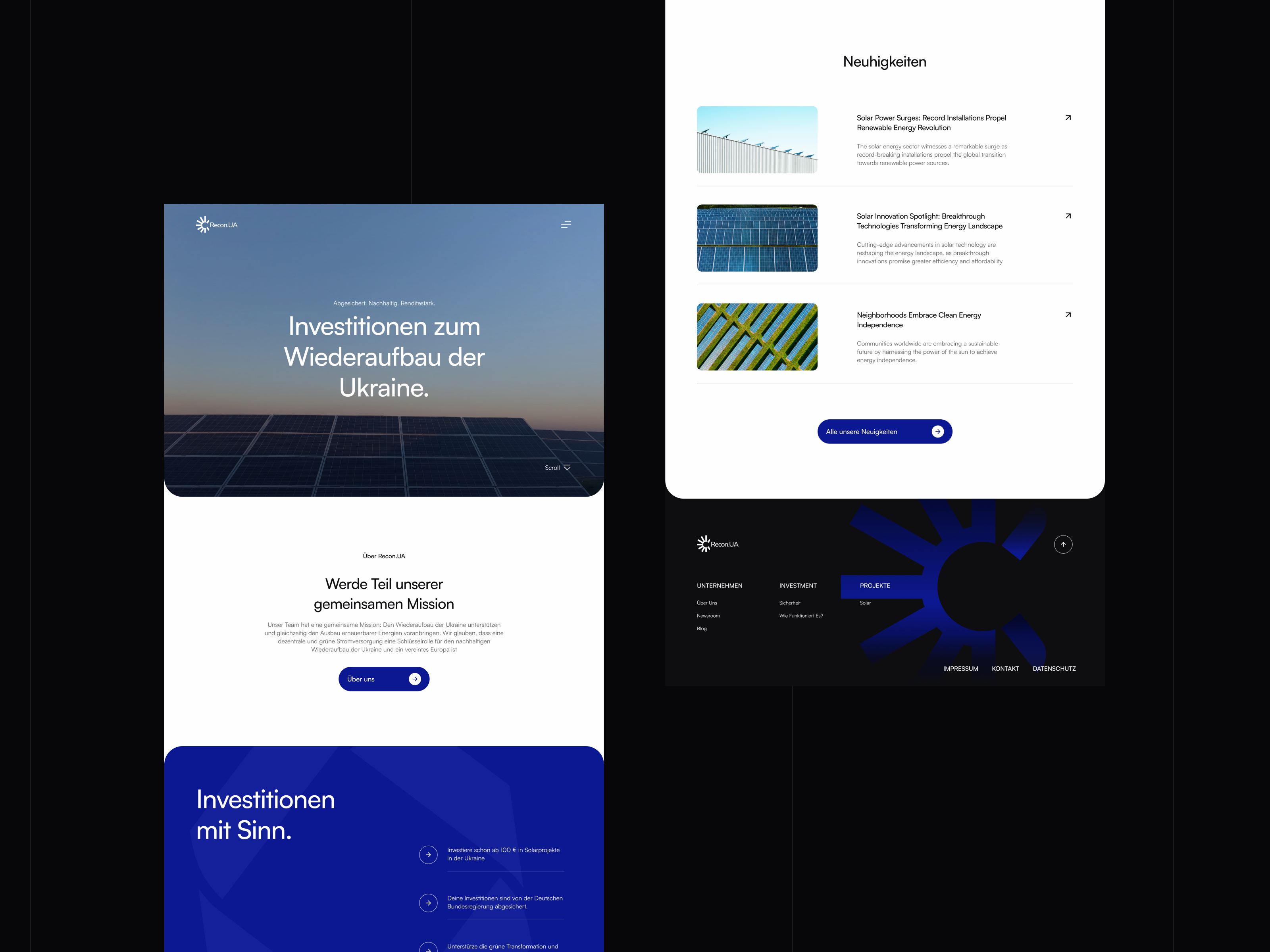 Solar — Web Design by Hamza on Dribbble