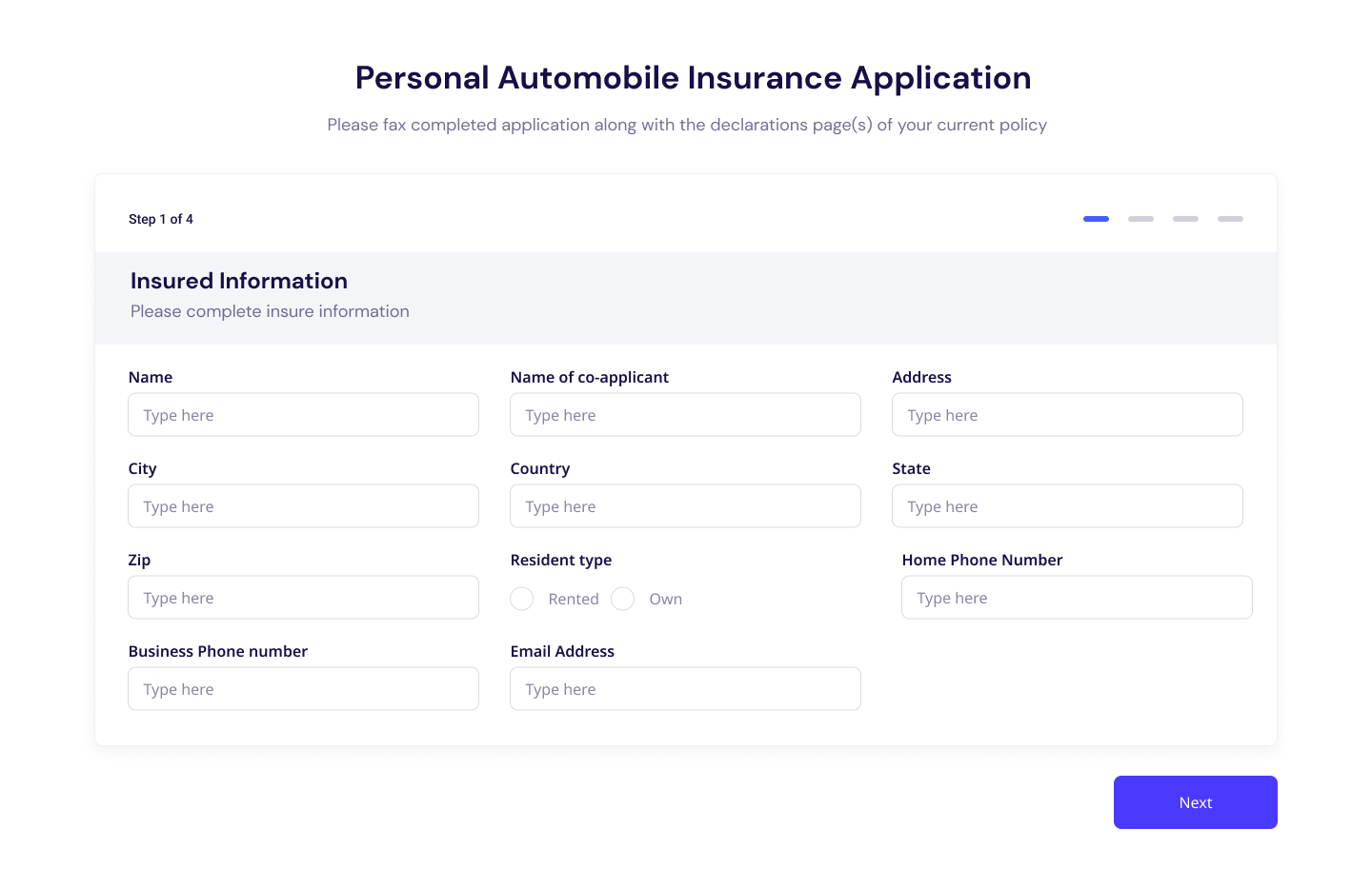 Form Design by Reetu Choudhary on Dribbble