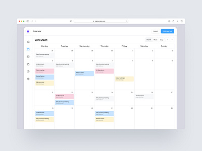 Calendar Booking UI by Naveen M on Dribbble