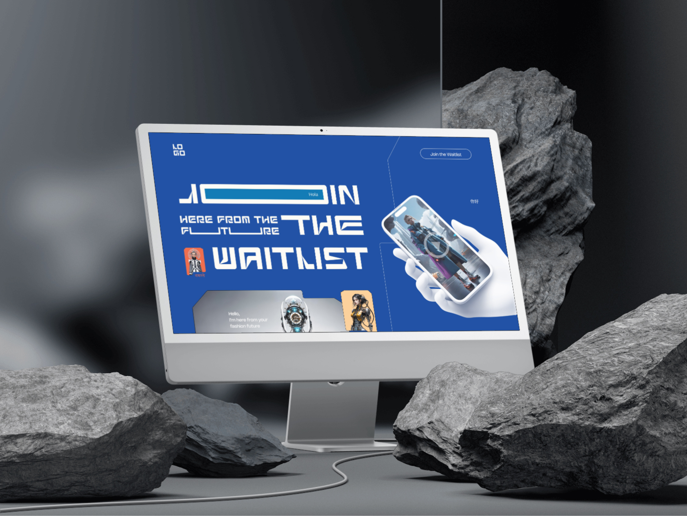 Futuristic Join the Waitlist by Manisha Sharma on Dribbble